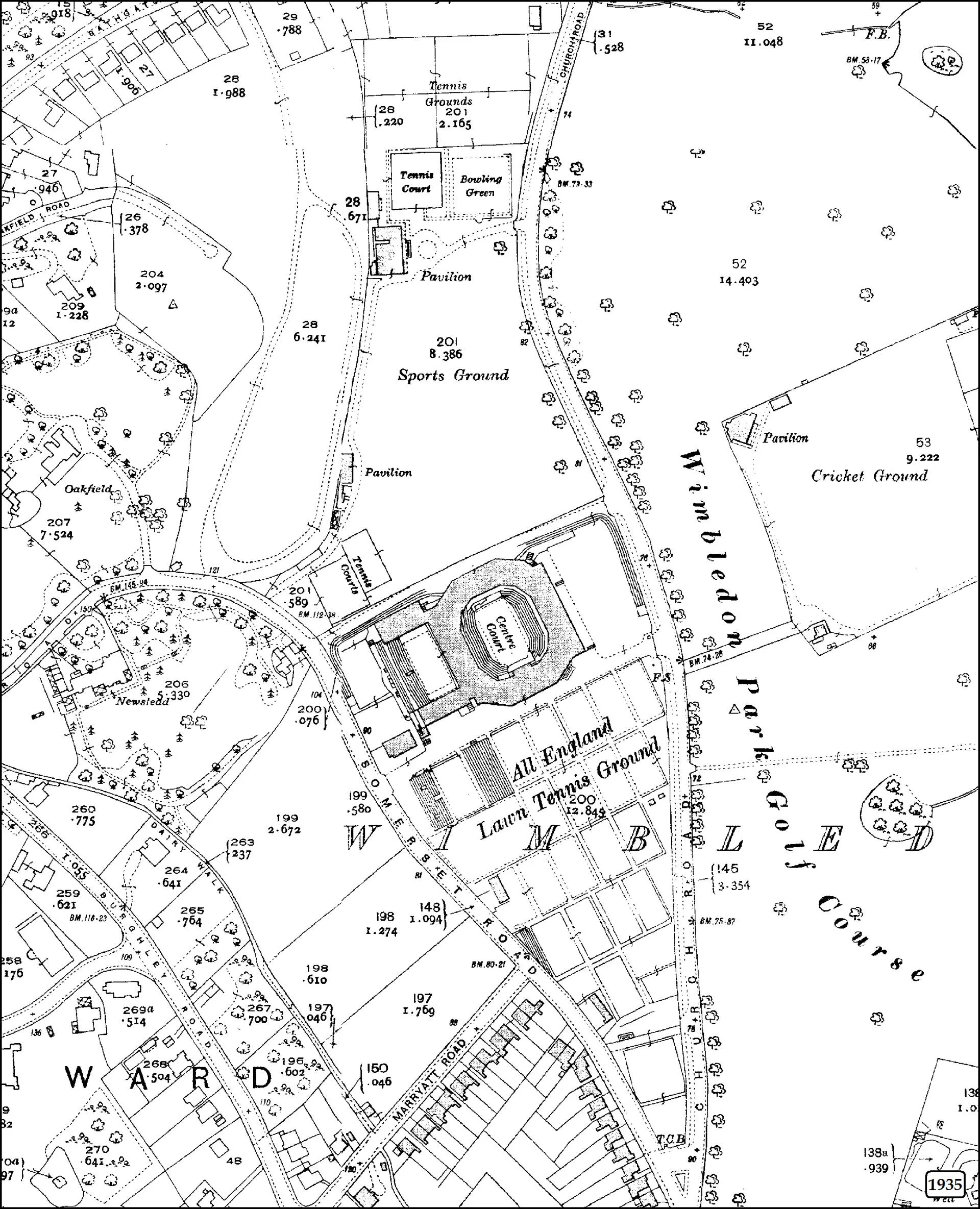 History of Wimbledon in maps | Blog | OS