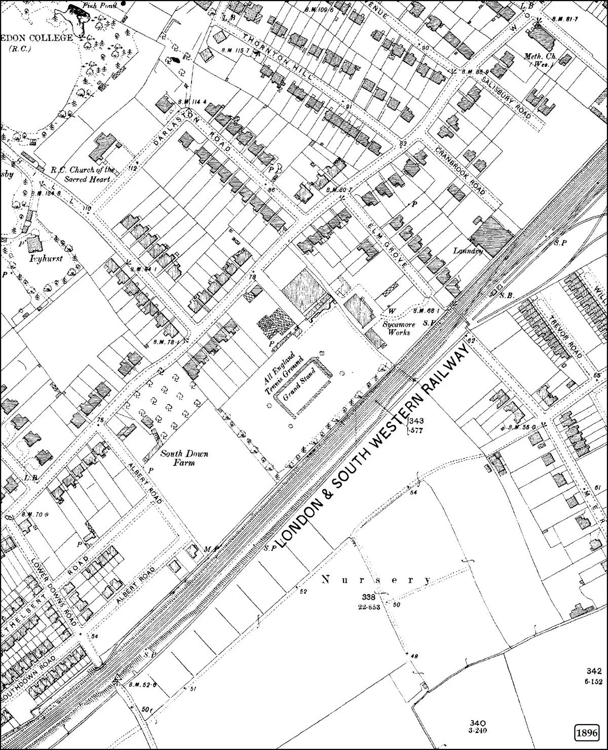 History of Wimbledon in maps | Blog | OS