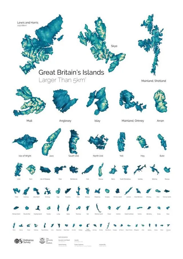 Britain’s largest islands | Blog | OS
