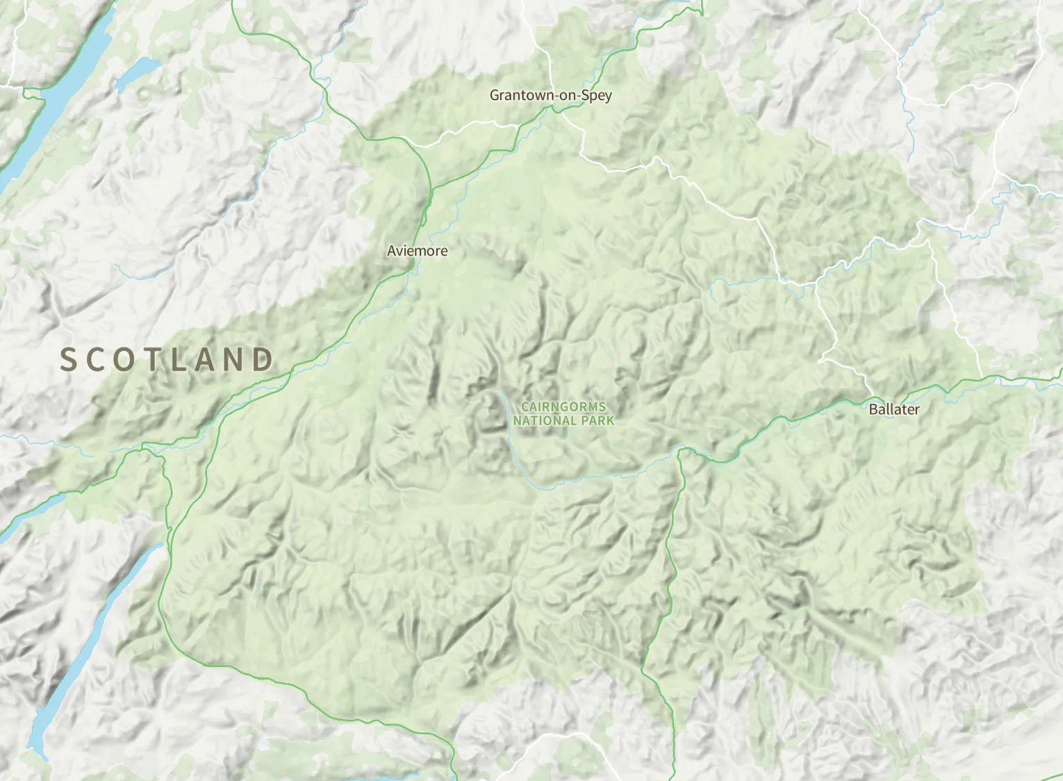 Visualisations using OS Open Zoomstack | Blog | OS