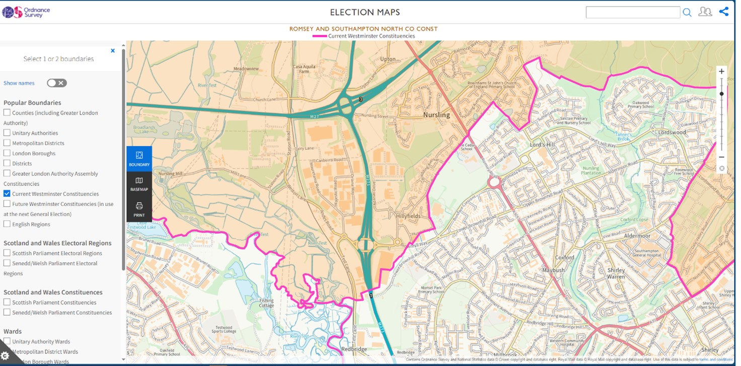 Election maps and boundary lines | Blog | OS