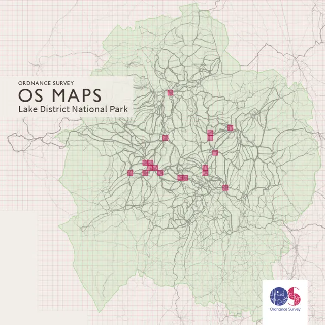 Britain's most popular grid squares | Blog | OS