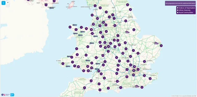 Mental Health UK interactive mapping | Blog | OS
