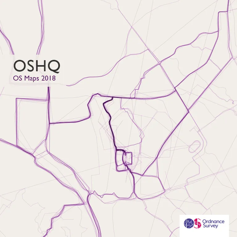 Data visualisations show Britain’s most trodden paths | Blog | OS