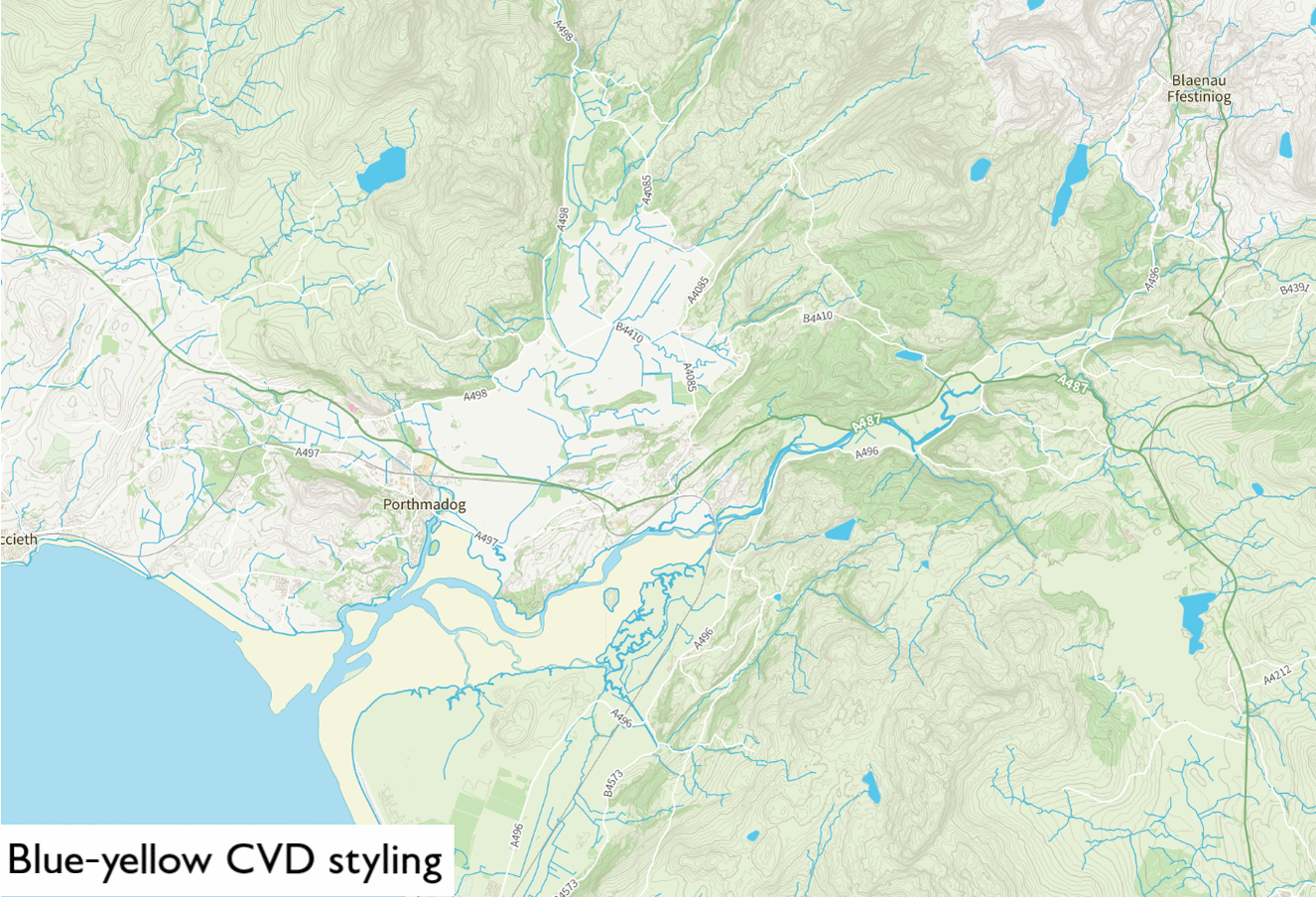 OS Open Zoomstack Styles for colour blind users | Blog | OS