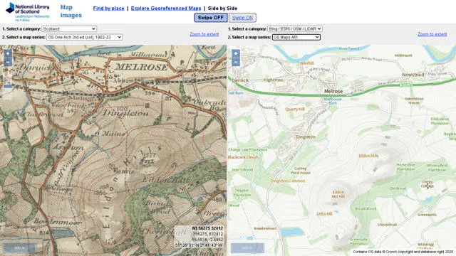 Comparing past to the present with OS Maps API layers | OS