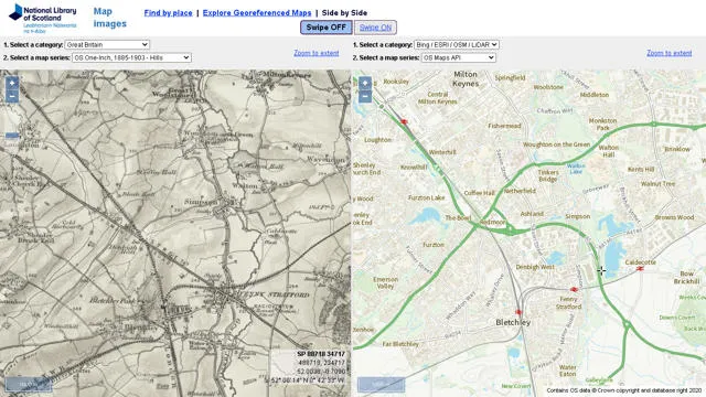 Comparing past to the present with OS Maps API layers | OS