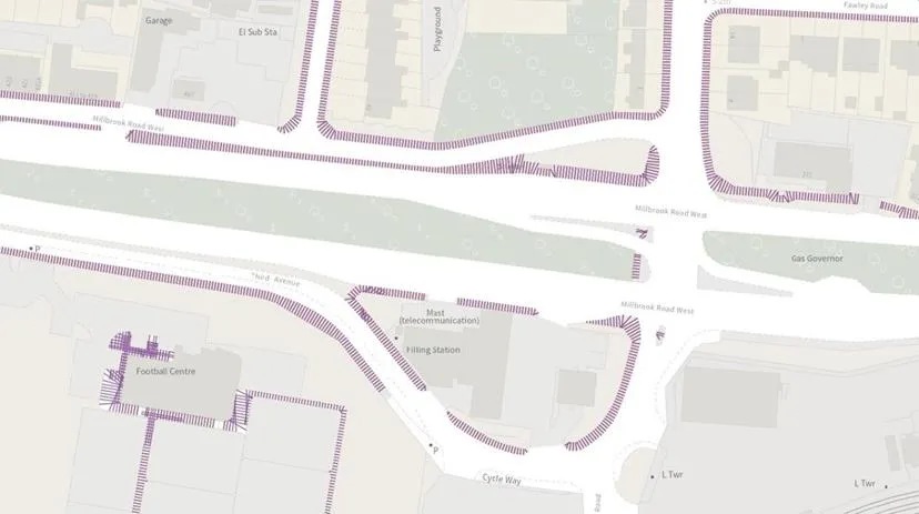 Analysing pavement widths using OS Select+Build | Blog | OS