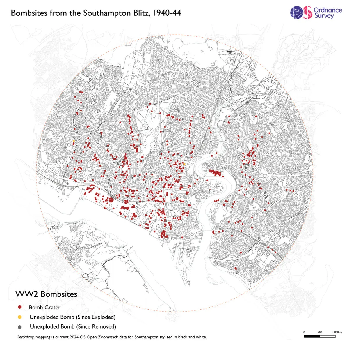 Mapping the Southampton Blitz | Blog | OS