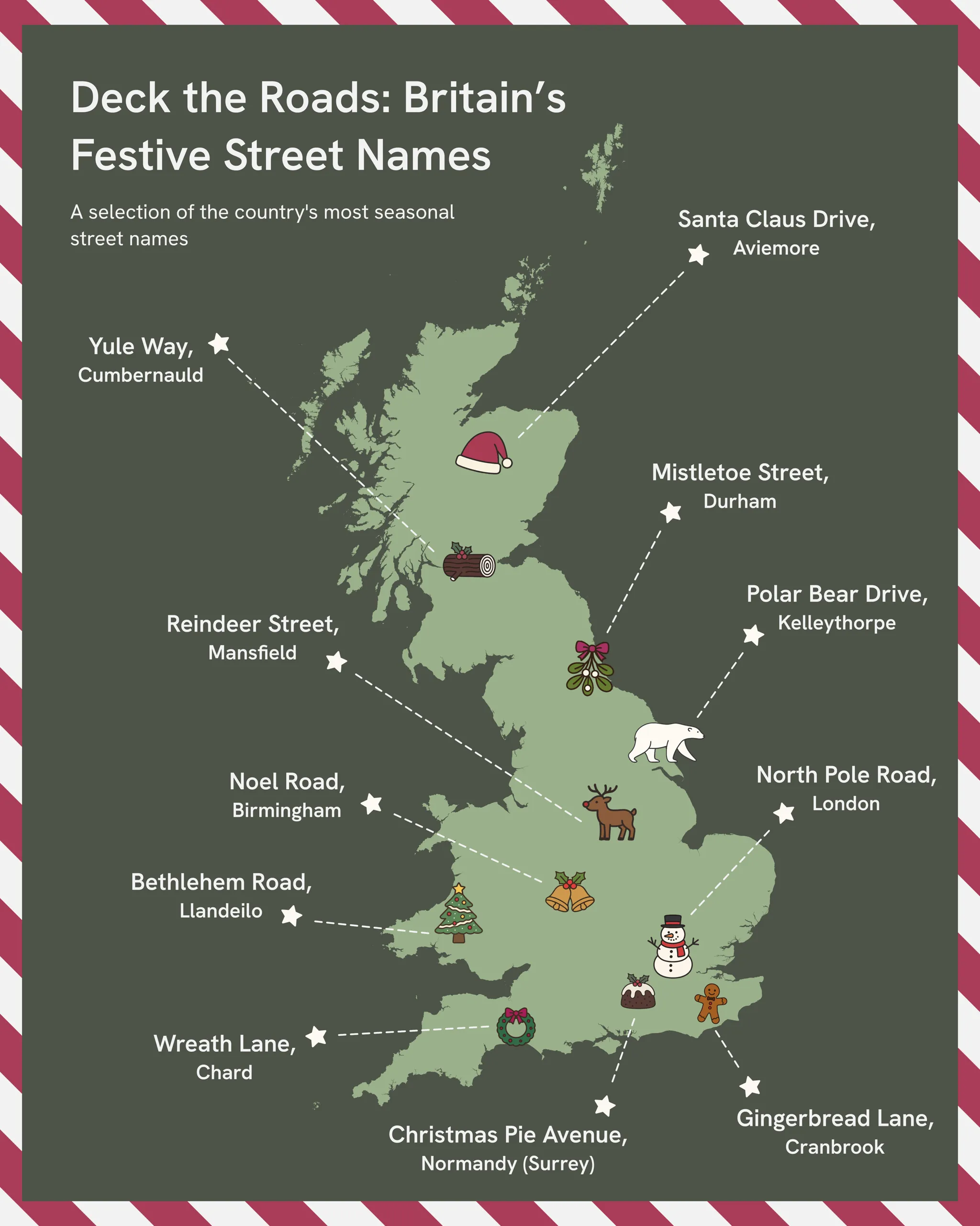 Britain's most festive street names | Blog | OS