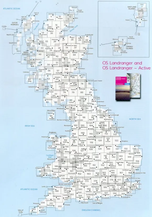Cyclist completes OS Landranger maps | Blog | OS