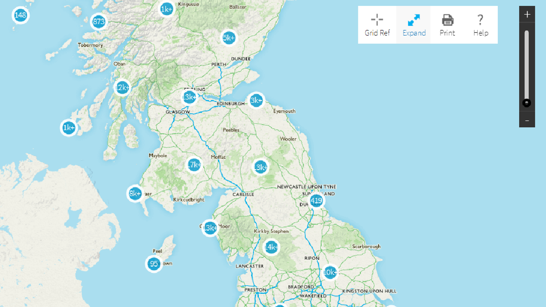 Benchmarks added to OS Maps | Blog | OS