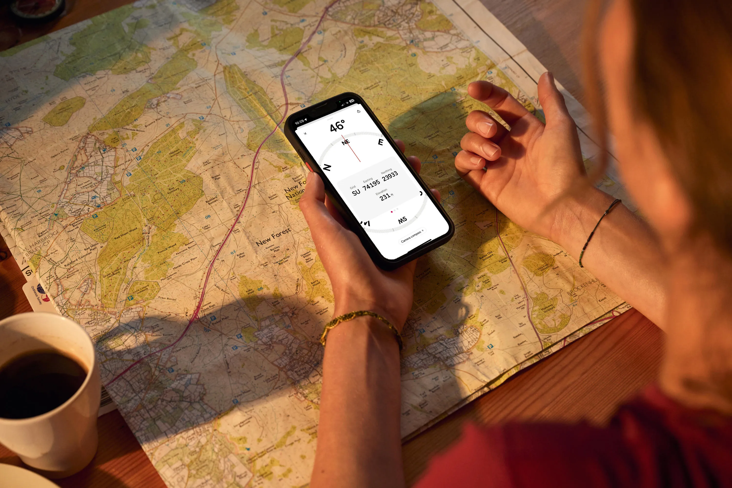 Locate Me embedded in OS Maps | OS