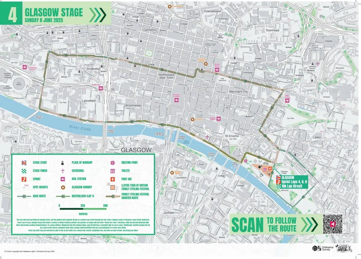 OS Maps help Tour of Britain fans | OS
