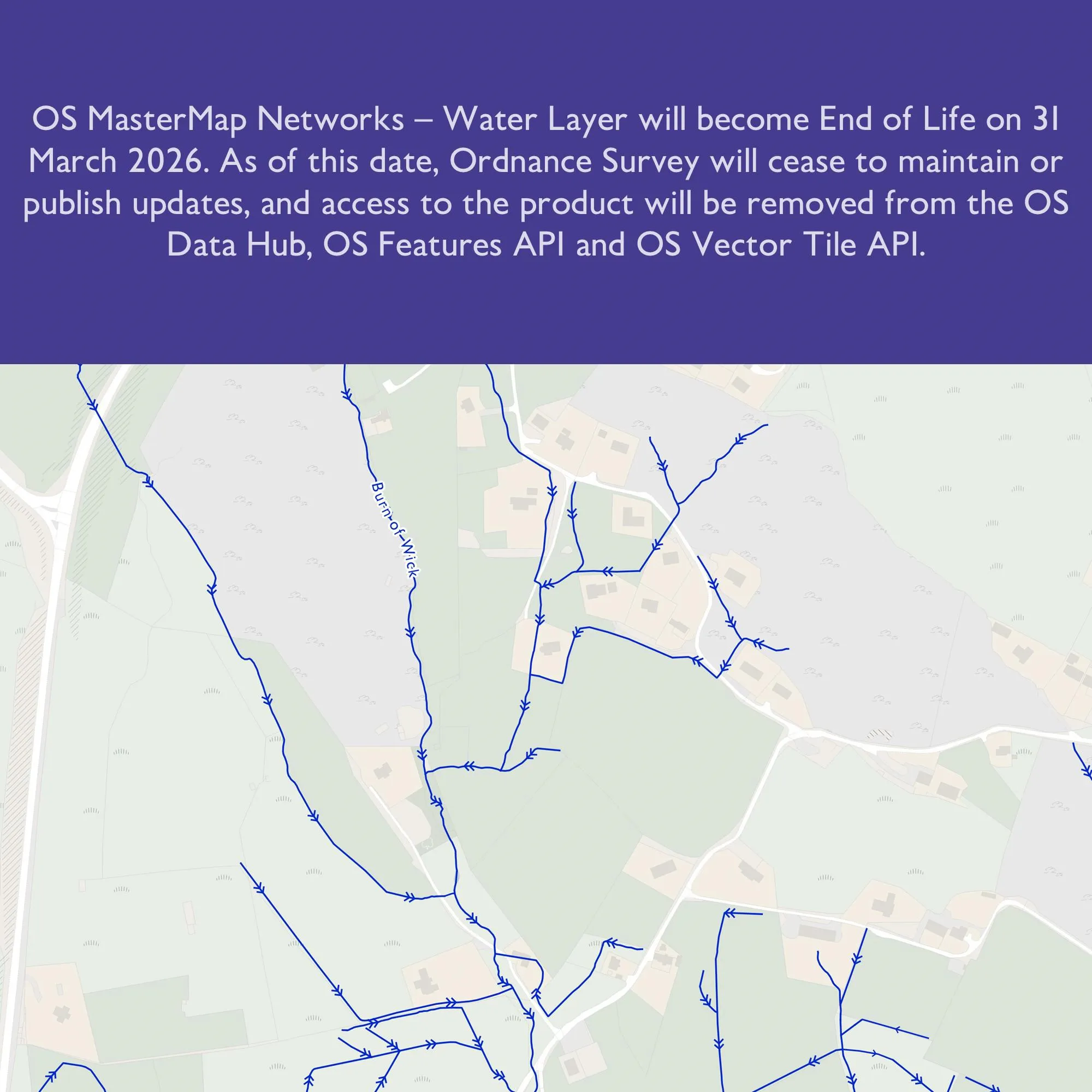 OS MasterMap Networks - Water Layer | Data Products | OS