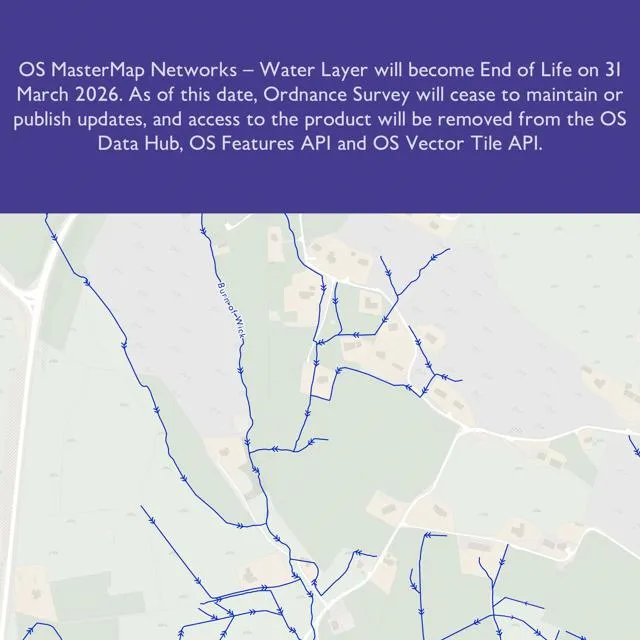 OS MasterMap Networks - Water Layer | Data Products | OS